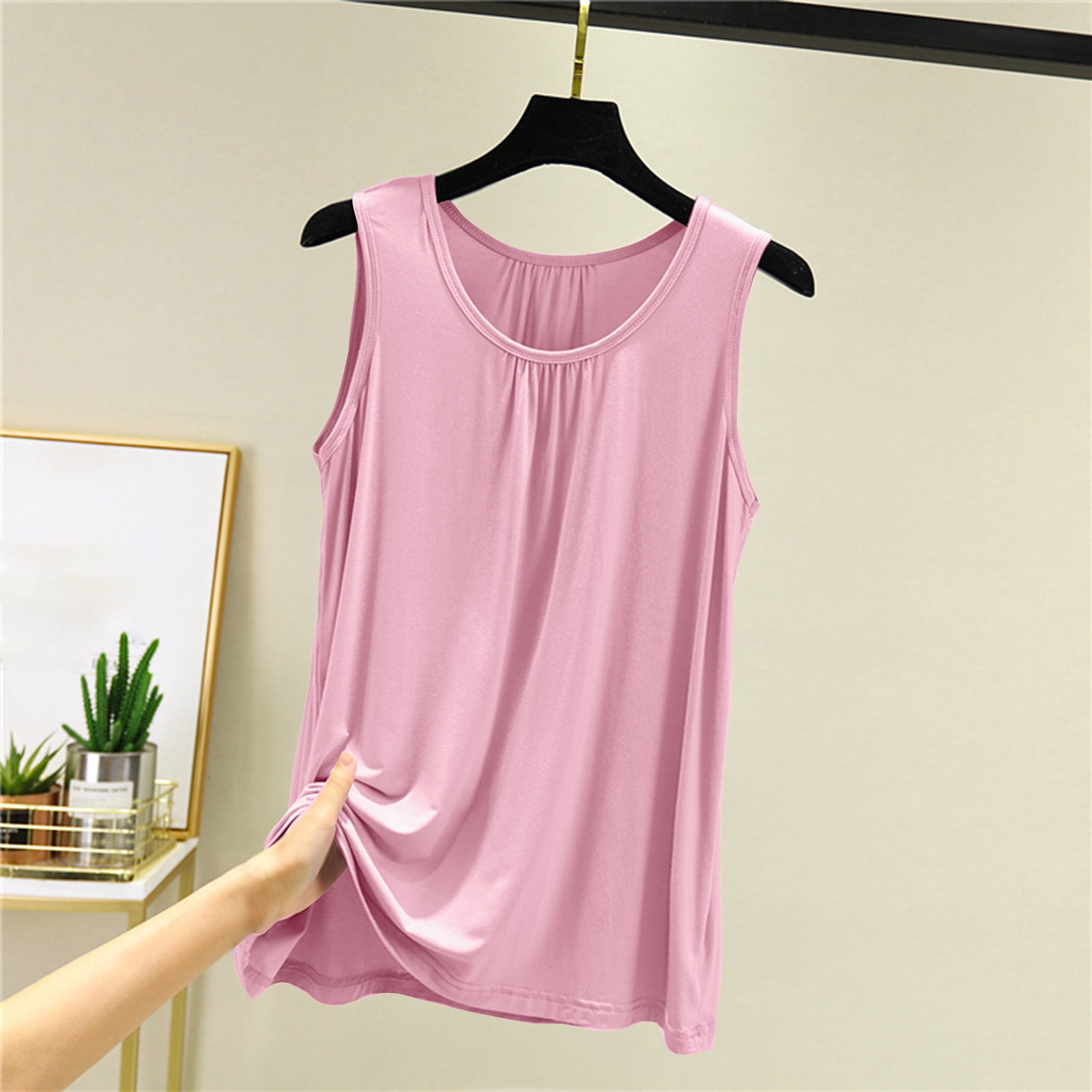 BONIXOOM Womens Tops Trendy Round Neckline Baggy Fit Dance Party ...