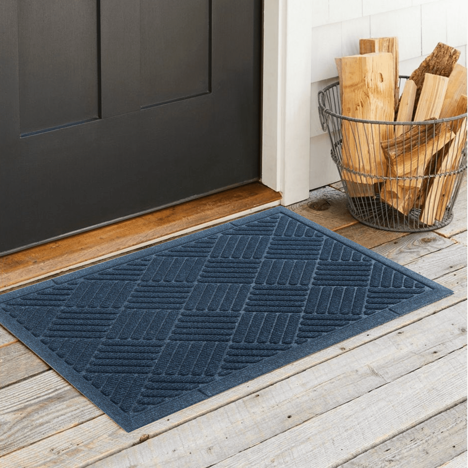 BONLION Door Mat Outdoor, 17" x 30" Welcome Mats Outside, Non Slip ...