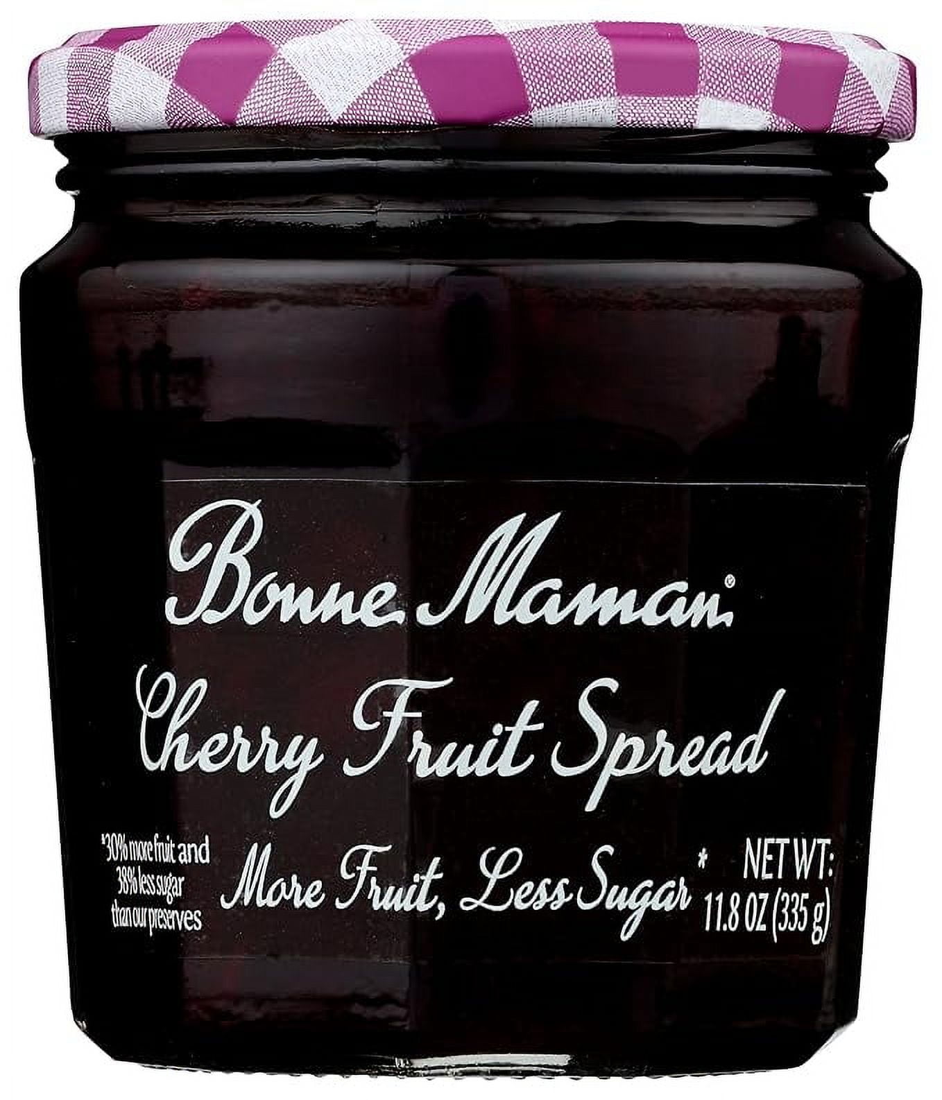 BONNE MAMAN More Fruit, Less Sugar Cherry Fruit Spread, 11.8 OZ ...