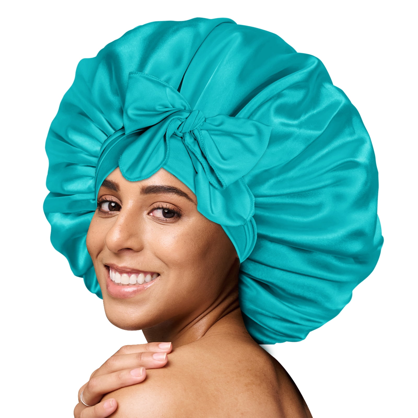 BONNET QUEEN Silk Bonnet for Sleeping Women Big Satin Bonnet Night ...