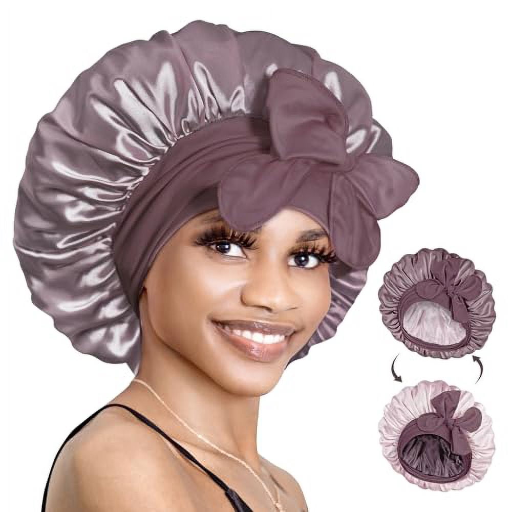 BONNET QUEEN Silk Bonnet for Sleeping Women Hair Bonnet Reversible ...