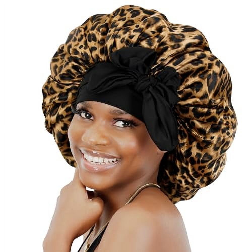 BONNET QUEEN Silk Bonnet for Sleeping Women Revisible Double Layer ...