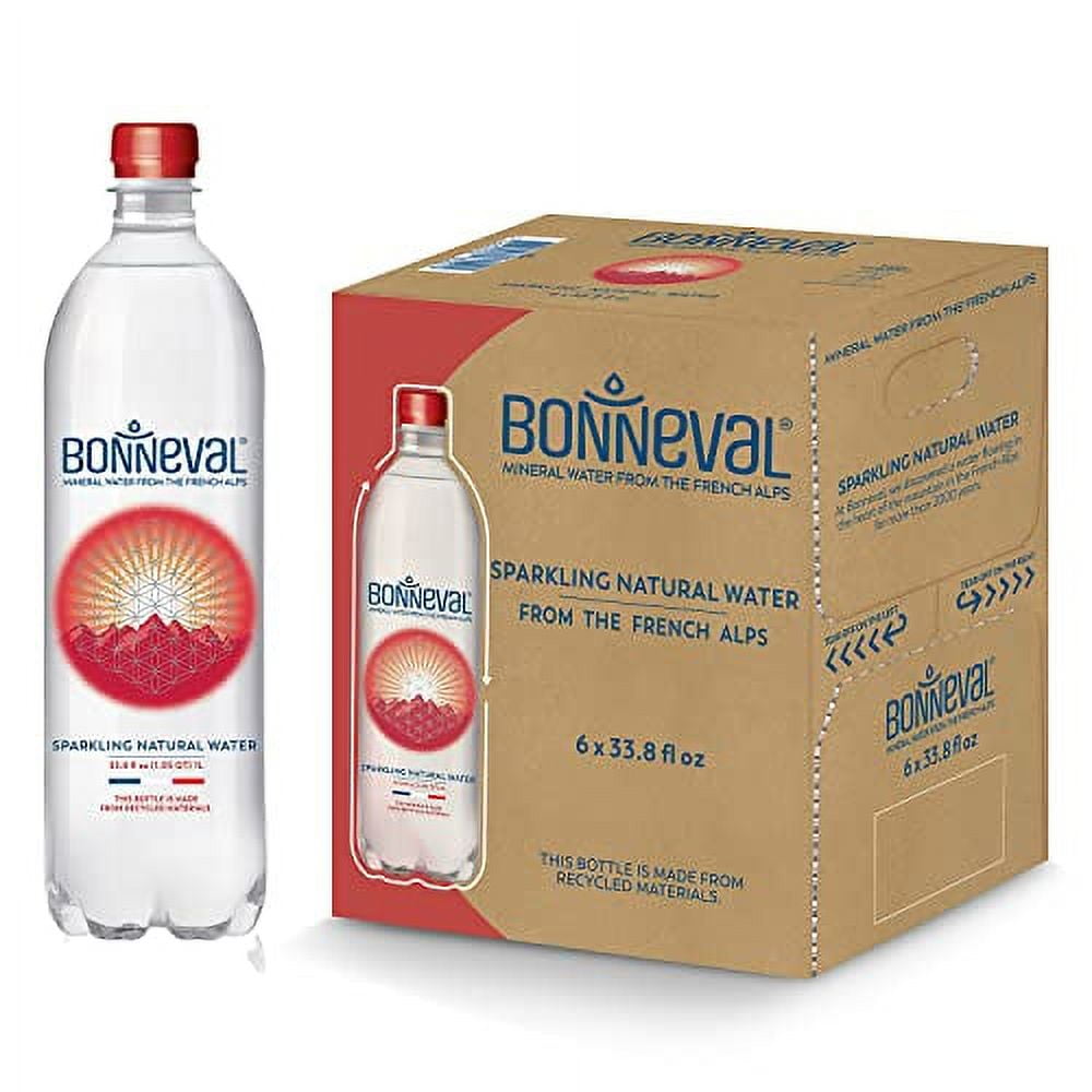 BONNEVAL Natural Mineral Sparkling Water - Clear Drinking Water from ...