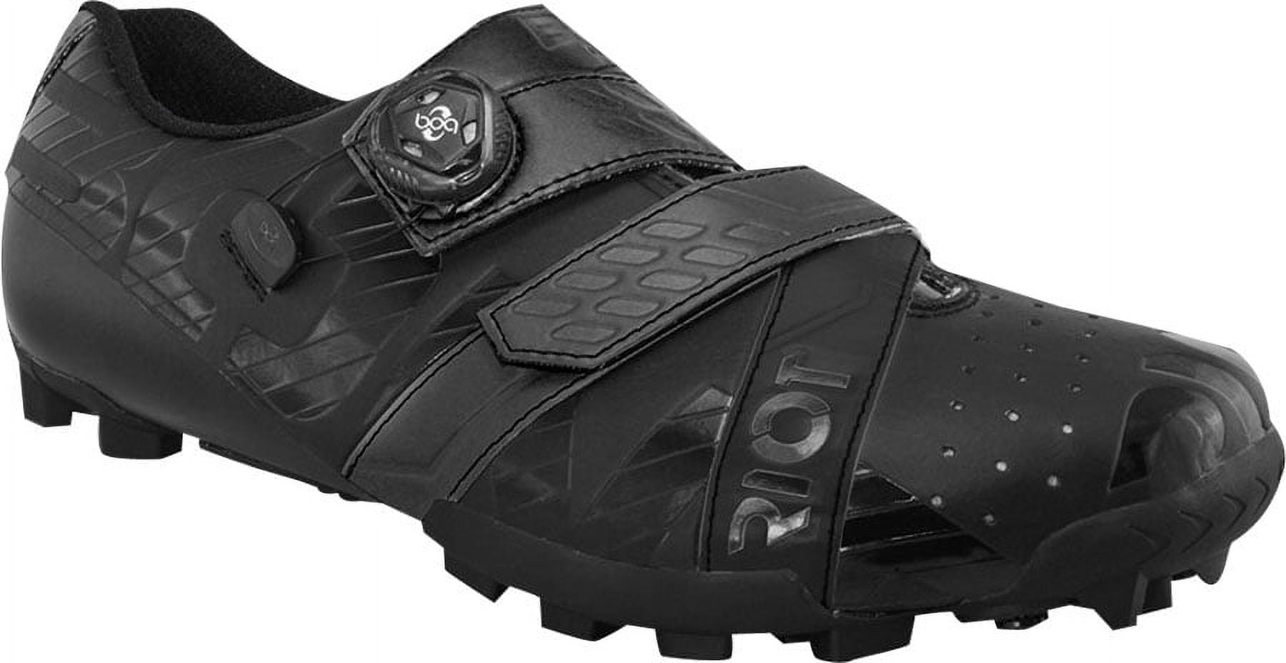BONT Riot MTB+ BOA Cycling Shoe: Euro 37, Black Replaceable Sole Guards ...