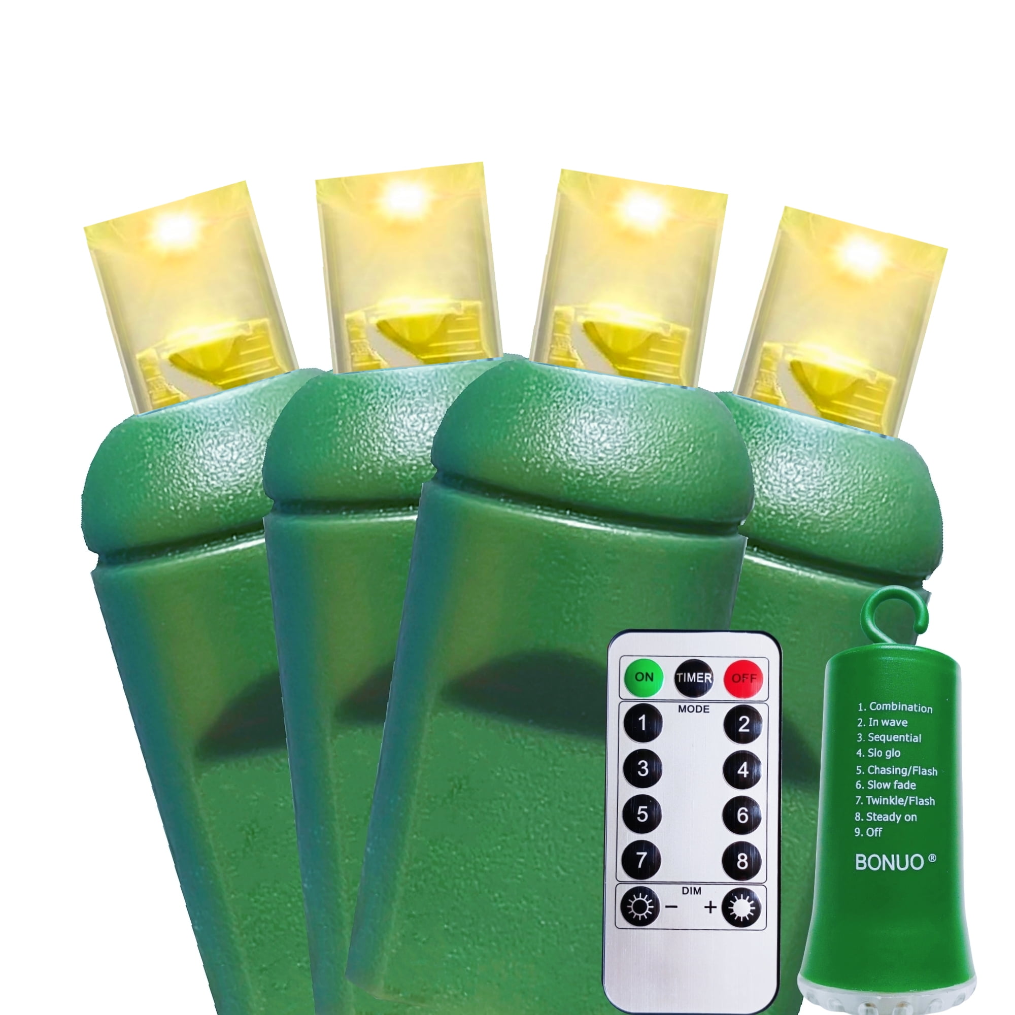 BONUO Battery Operated Christmas Lights, 50 LED Mini String Light for ...