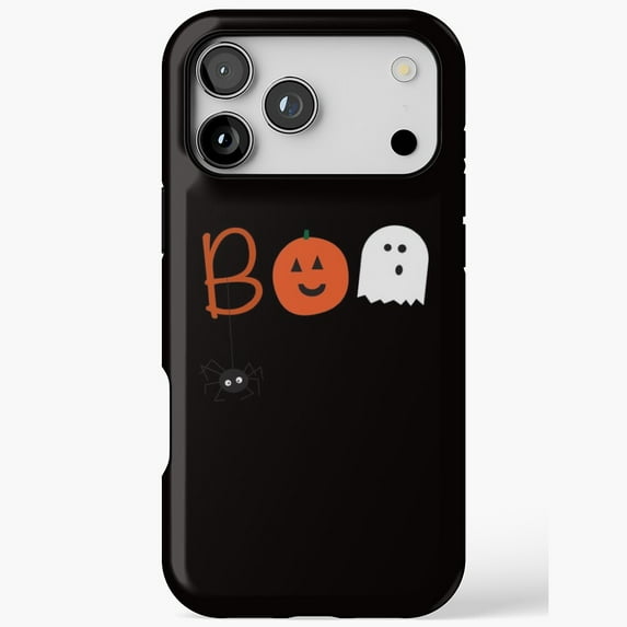 BOO Halloween Ghost Pumpkin Spider Creepy Design Case for iPhone 11 to ...