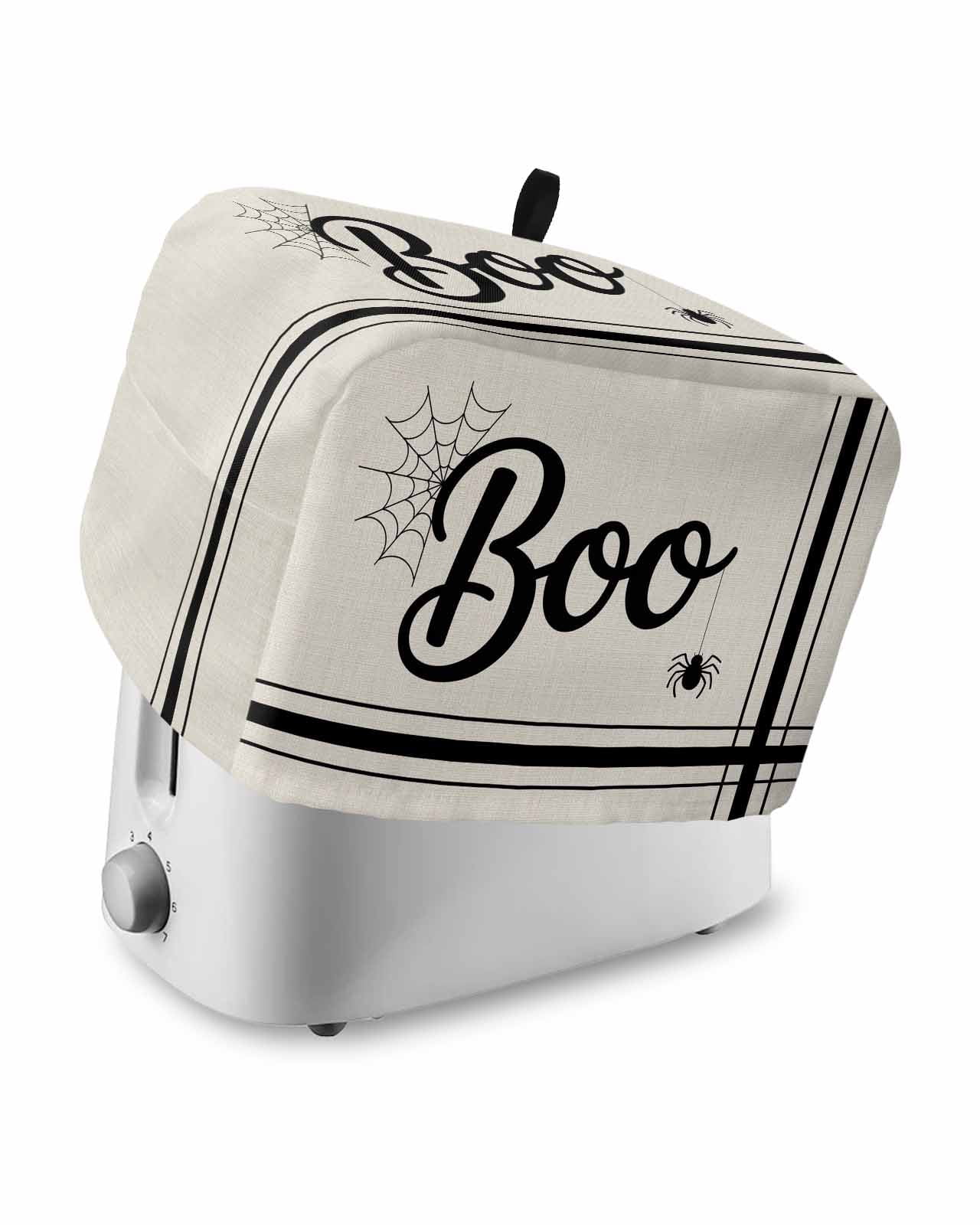 BOO Halloween Toaster Cover 2 Slice, Small Kitchen Appliance Covers ...