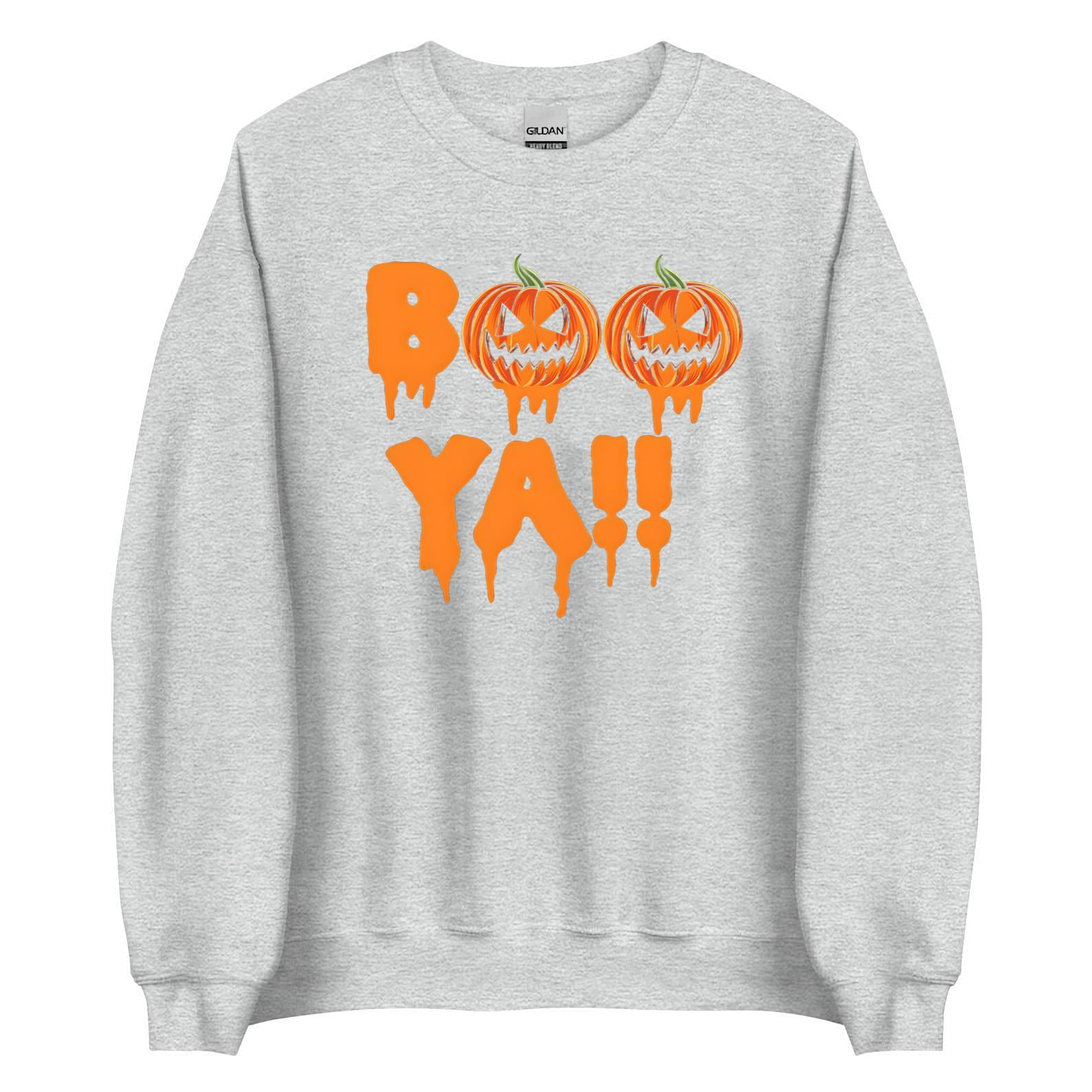BOO Ya Pumpkins Halloween T-Shirt For Men, Women & Kids 100% Cotton ...
