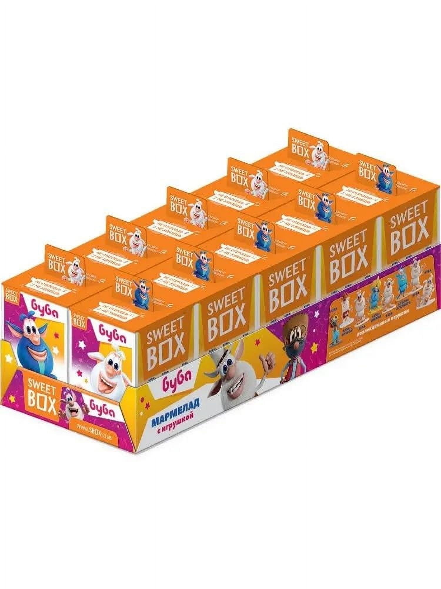 BOOBA *SWEETBOX* MARMALADE W/TOY (BUBA) 10g/each, from Europe, 10 Pack ...