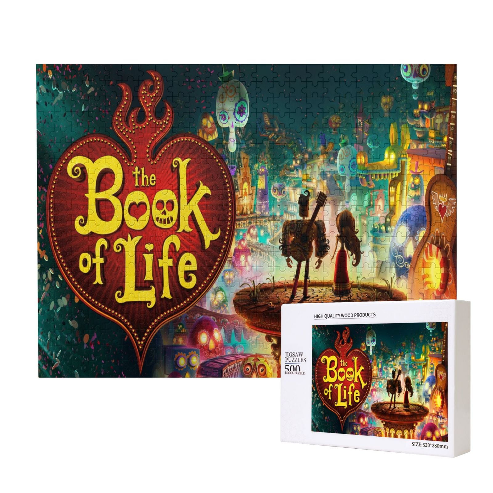 BOOK OF LIFE Jigsaw Puzzle,500 puzzle pieces Gift Toys Art Home Decor ...