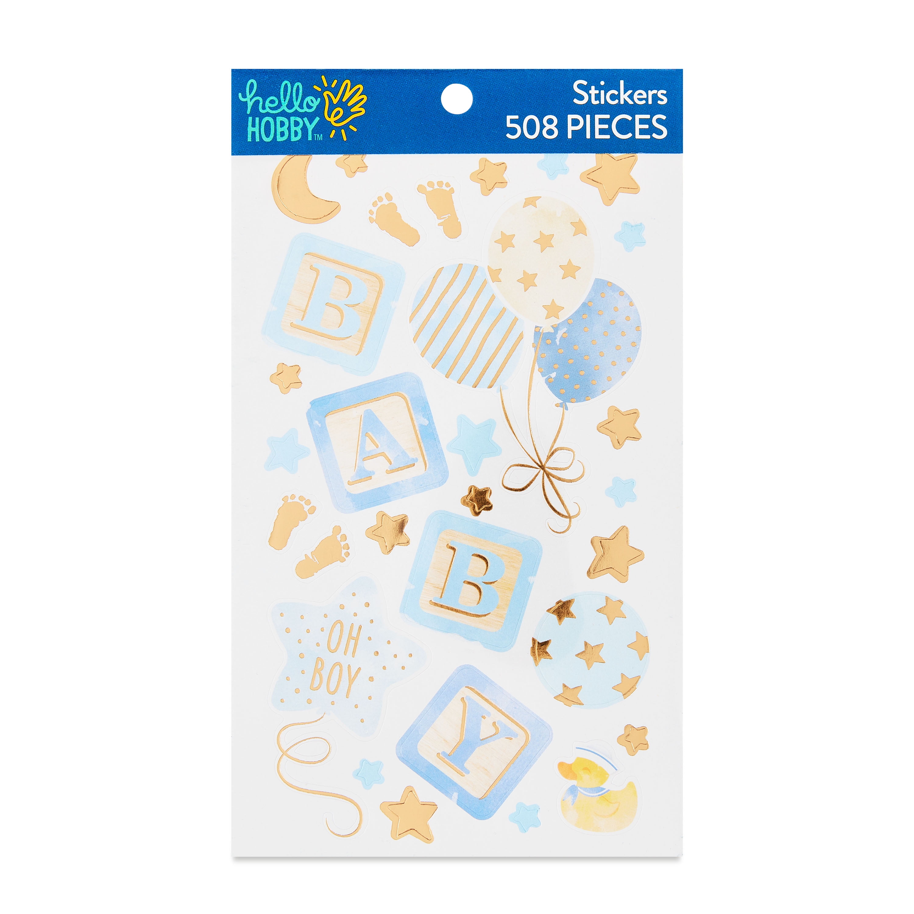 Hello Hobby Baby Boy Blue Sticker Book, 508 Count - Walmart.com