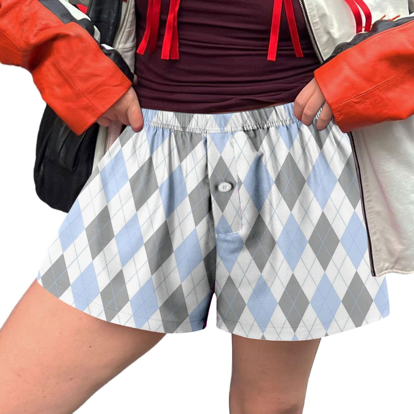 Boom Shorts For Women Trendy Casual Summer 2024 Trendy Booty Lifting