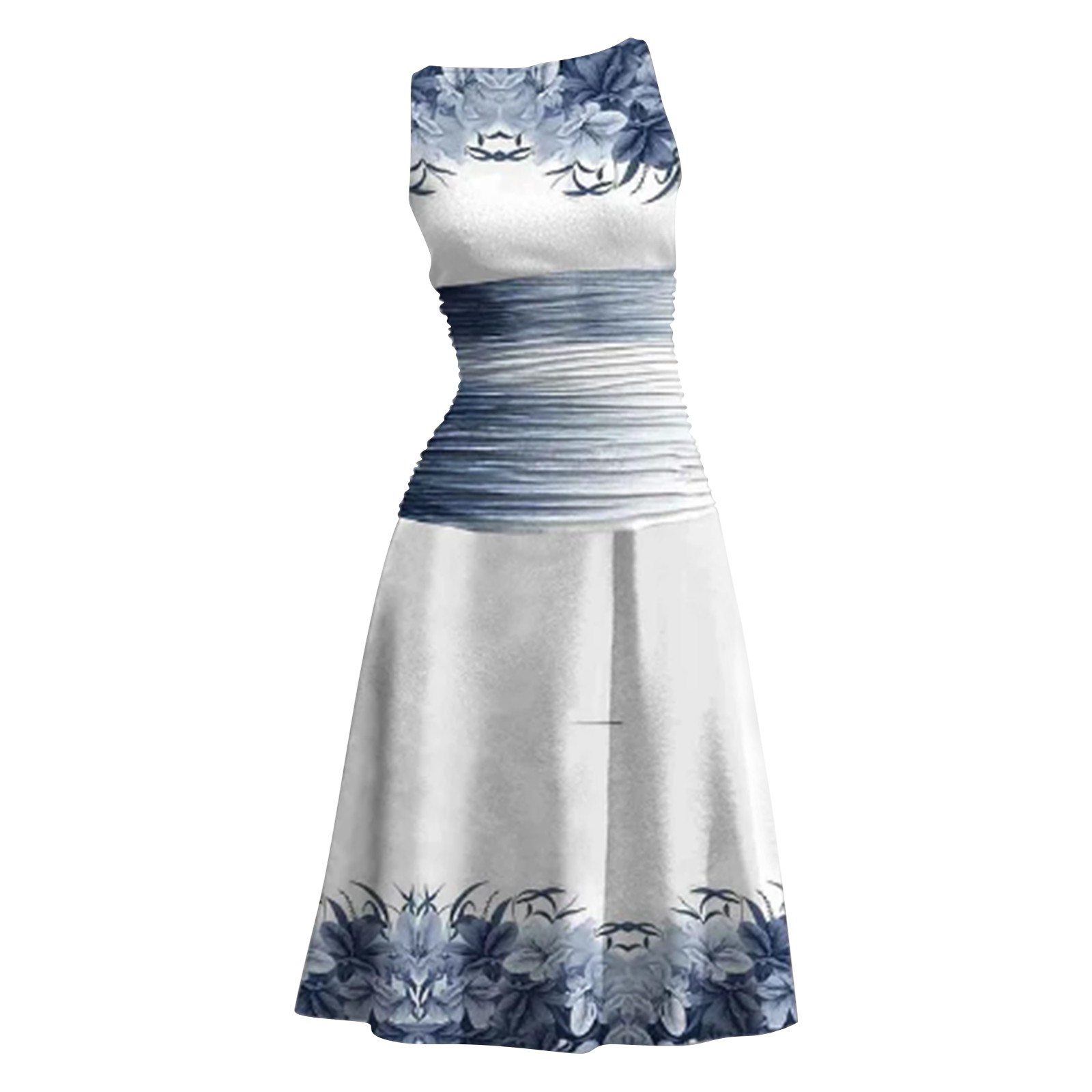 BOOM Summer Dresses for Women 2024 Trendy Neck Three Quarter Length ...