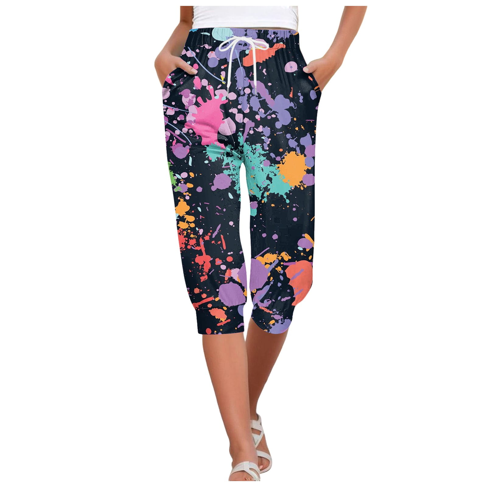 Boom Swim Shorts Women Summer Casual Flowy Butterfly Shorts Girls