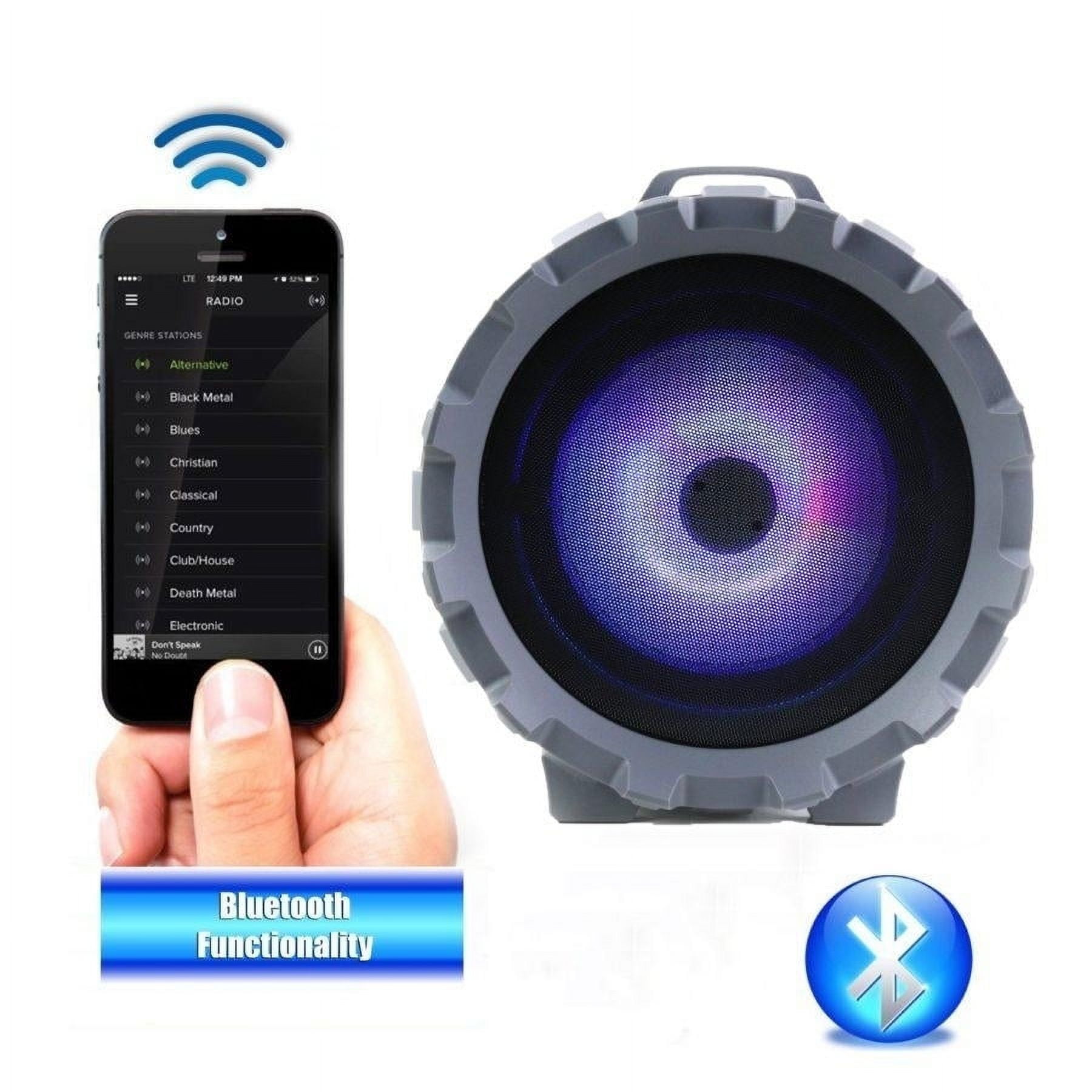 BOOMER IMPULSE LED Bluetooth® Boombox (NAS-3084) - Walmart.com