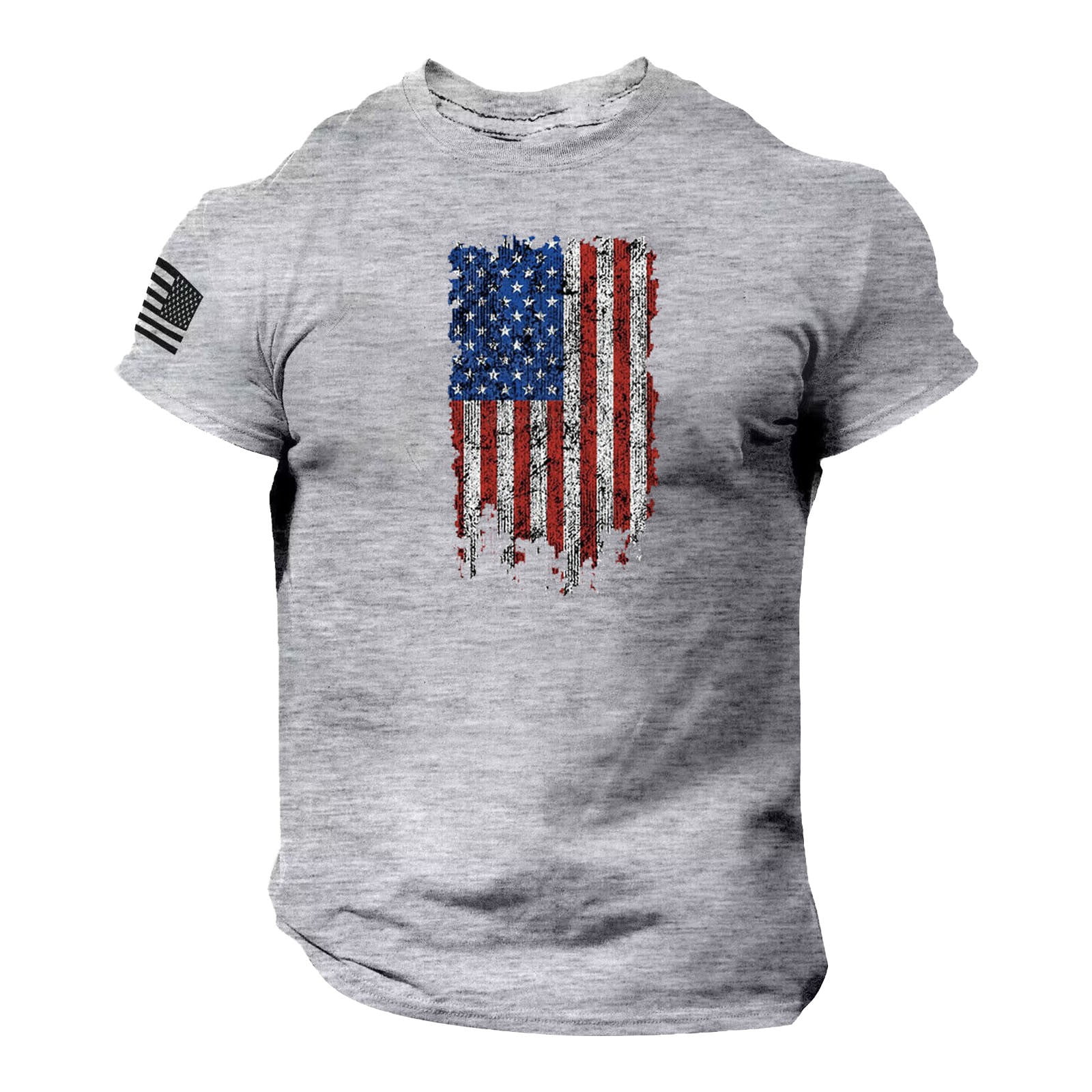BOOMILK Independence Day Shirts for Men US Flag Graphic Tees 4th of ...