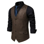 Men's Satin Backless Vest & Bow Tie Set - White - Walmart.com