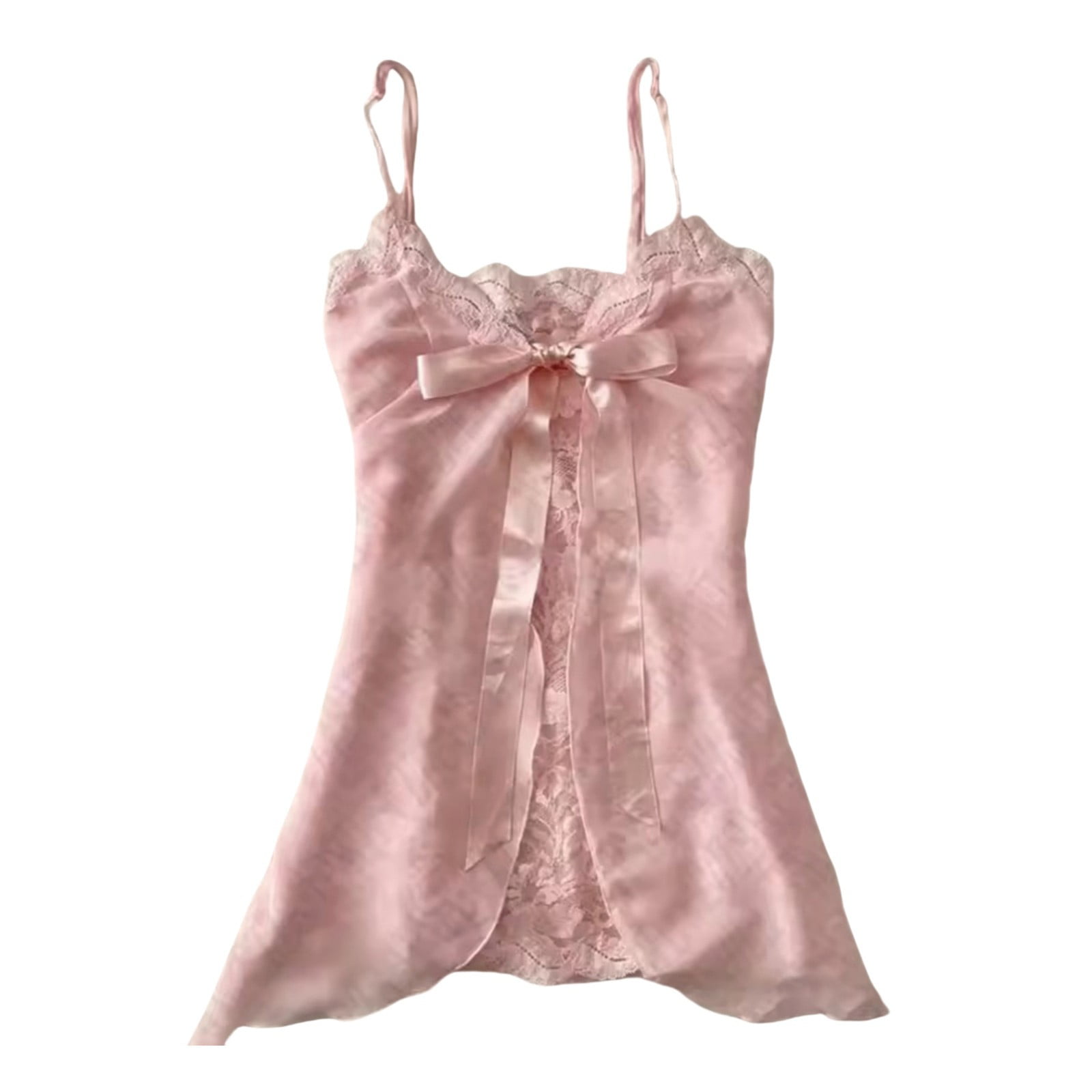 BOOMILK Spaghetti Strap Tank Top for Women Babydoll Sexy Tops Trendy ...