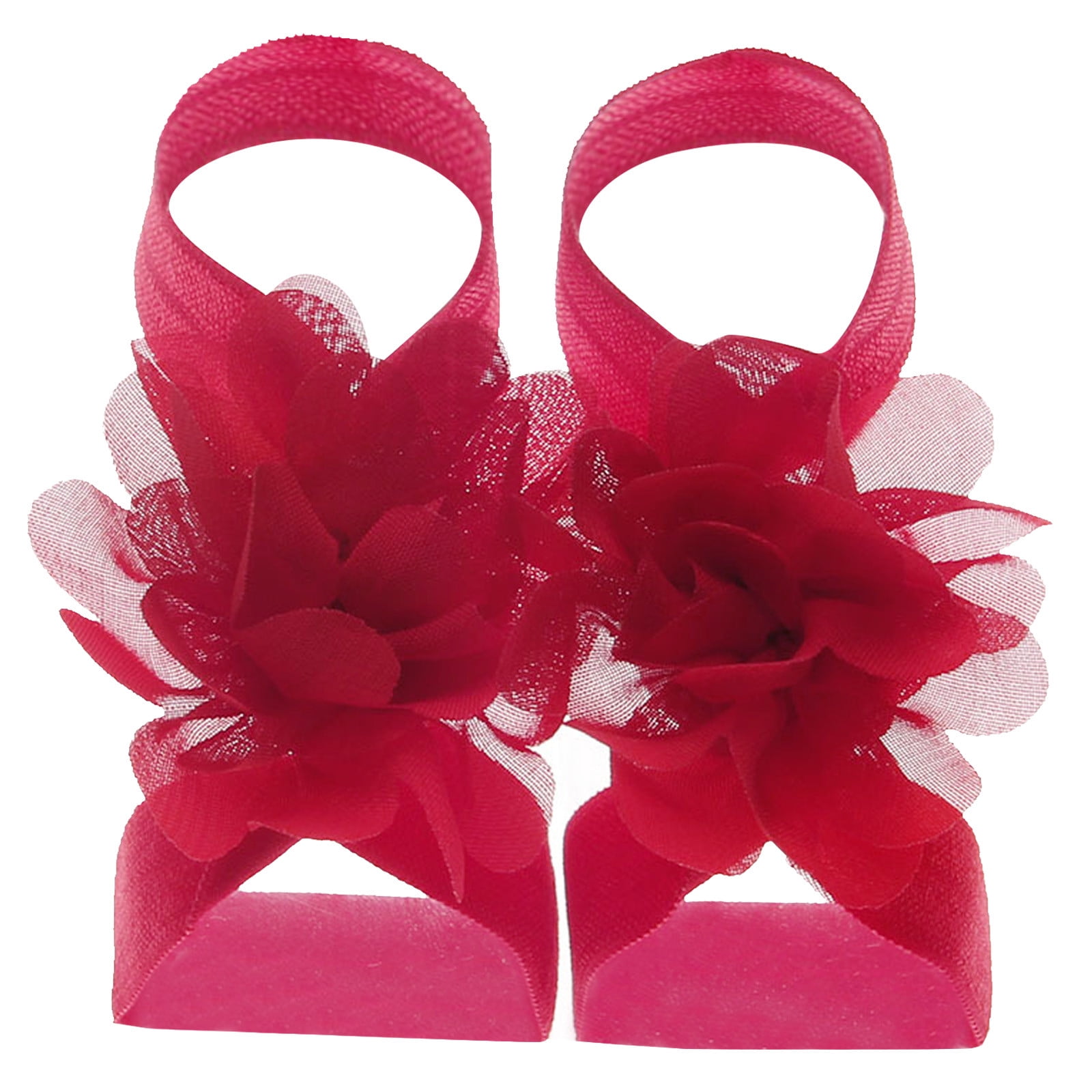 BOOMNY 22 Pairs Babgy Girl's Sandals Open Toe Flat Sandals for Kids ...