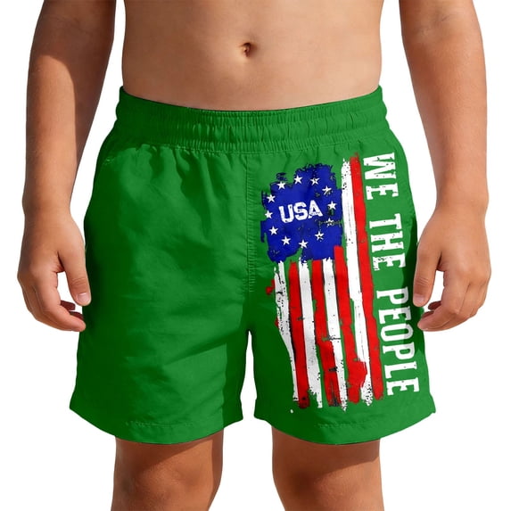 BOOMNY 4Th Of July Baby Boys Shorts Elastic Waist Shorts for Kids ...
