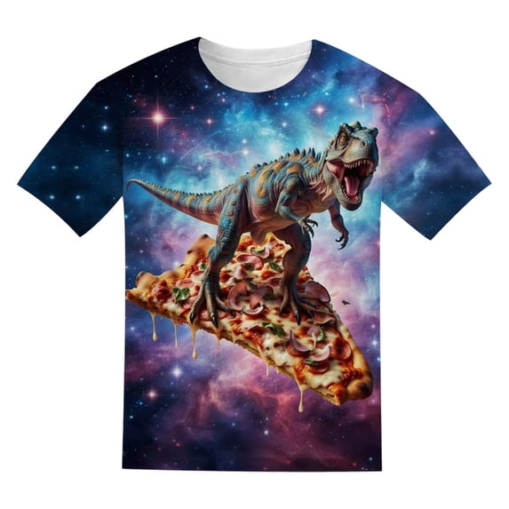 BOOMNY Baby Boys Short Sleeve T-Shirts Crew Neck Dinosaur Graphic Tee ...