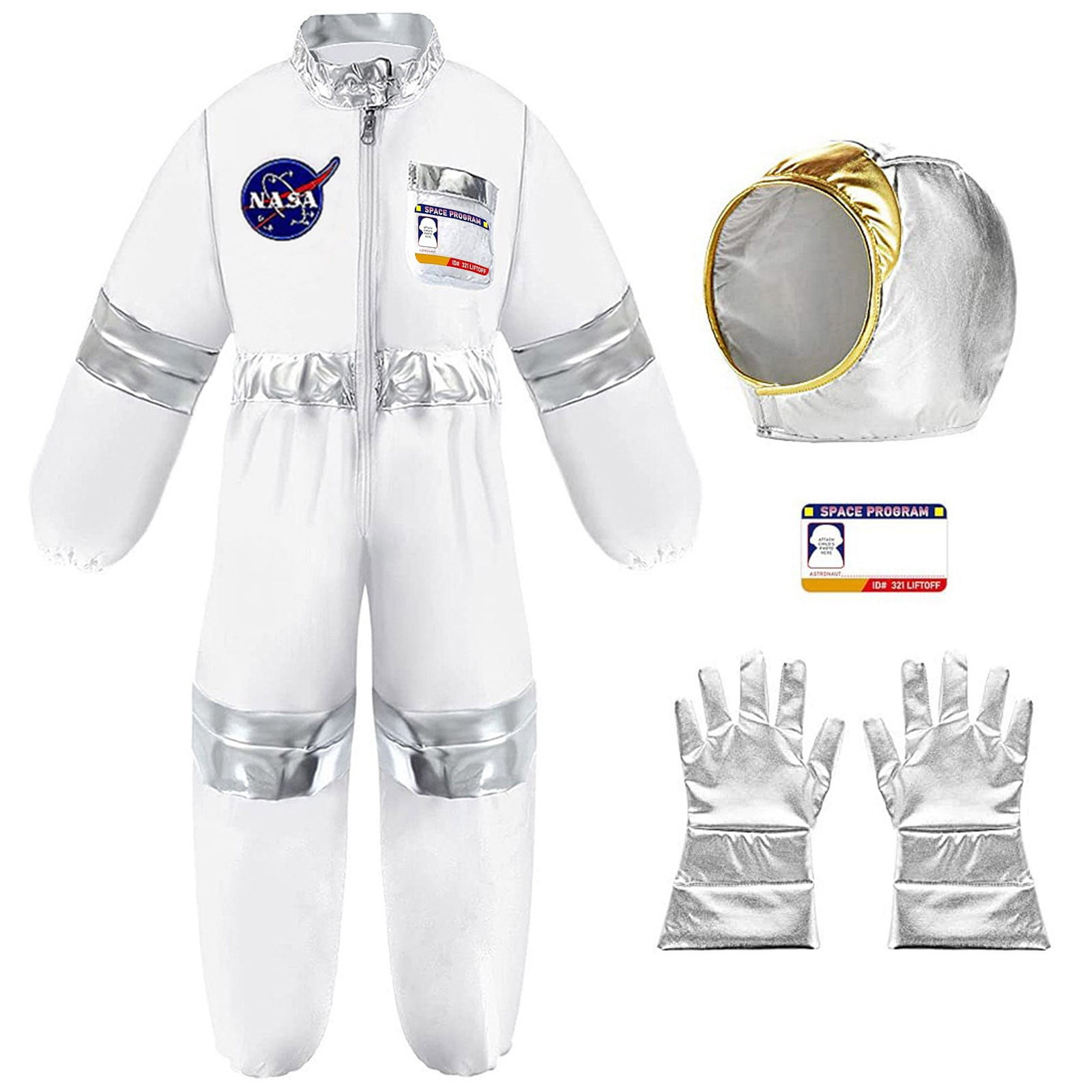 BOOMNY Boys Astronaut Gloves Outfit Kids Party Performance Dress Up School Toy Accessories ...