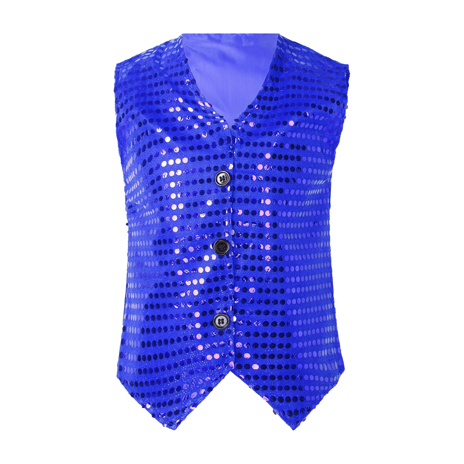 BOOMNY Carnival Baby Boys Sequined Vest Sleeveless Glitter Vest for ...