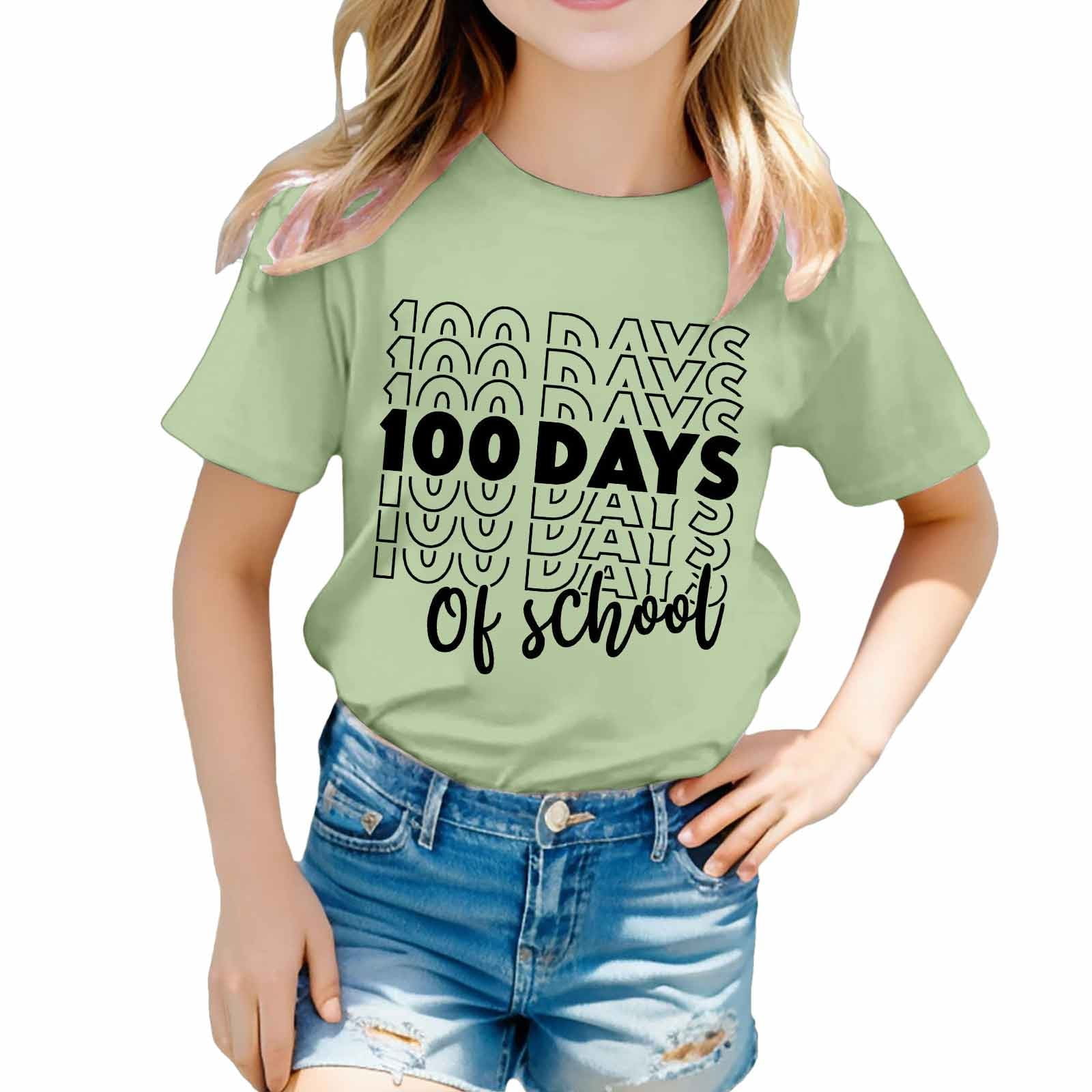 BOOMNY Children Printed Round Neck T-shirts Short Sleeved T Shirt For ...