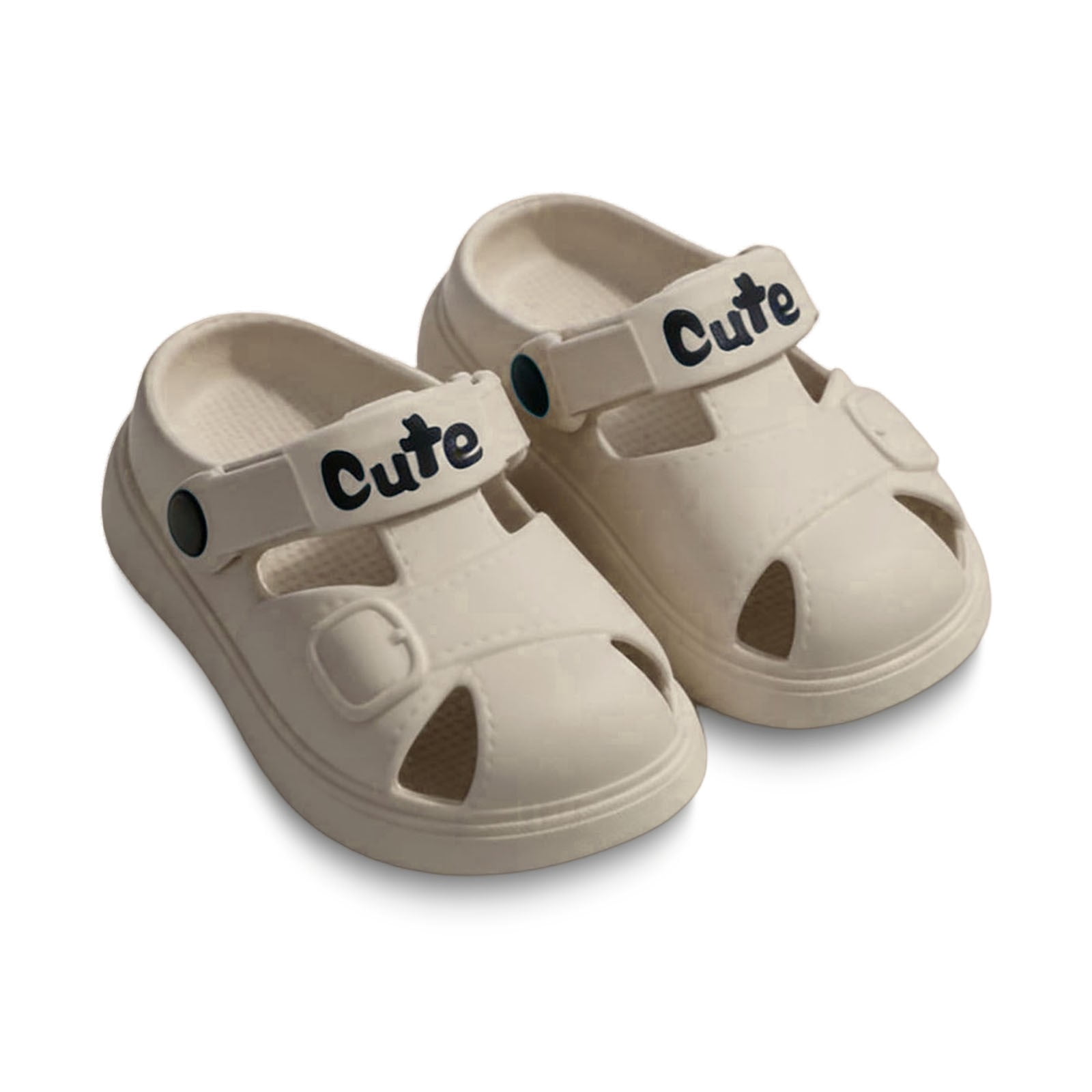 BOOMNY Girl's Clog Sandals Closed Toe Flat Garden Sandals for Kids ...