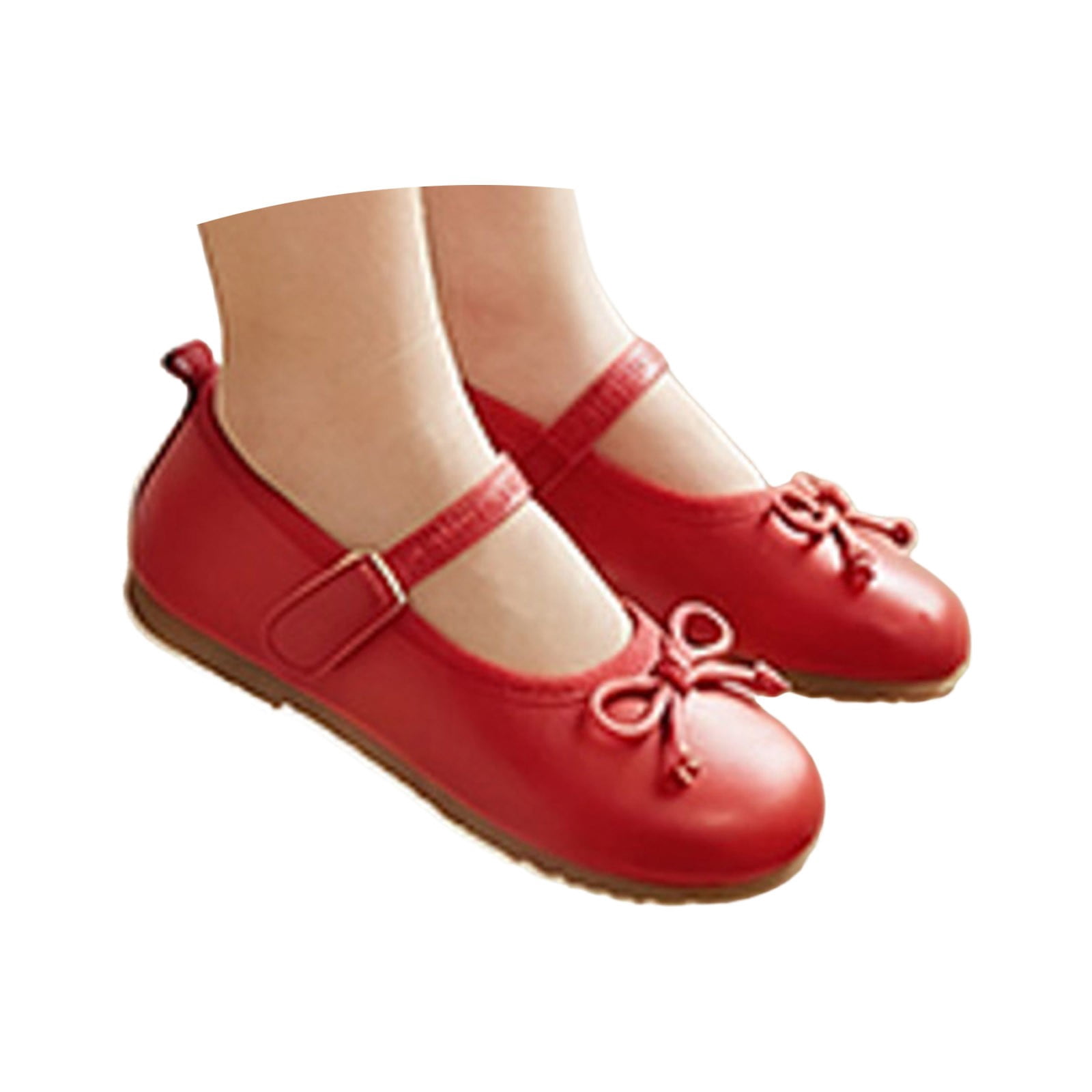 BOOMNY Girl's Dance Sandals Closed Toe Dance Training Slippers for Kids ...