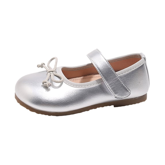 BOOMNY Girl's Sandals Closed Toe Flat Sandals for Kids Adjustable Strap ...