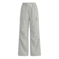 BOOMNY Girls Baggy Cargo Pants Wide Leg Pants for Girl Trendy Solid ...