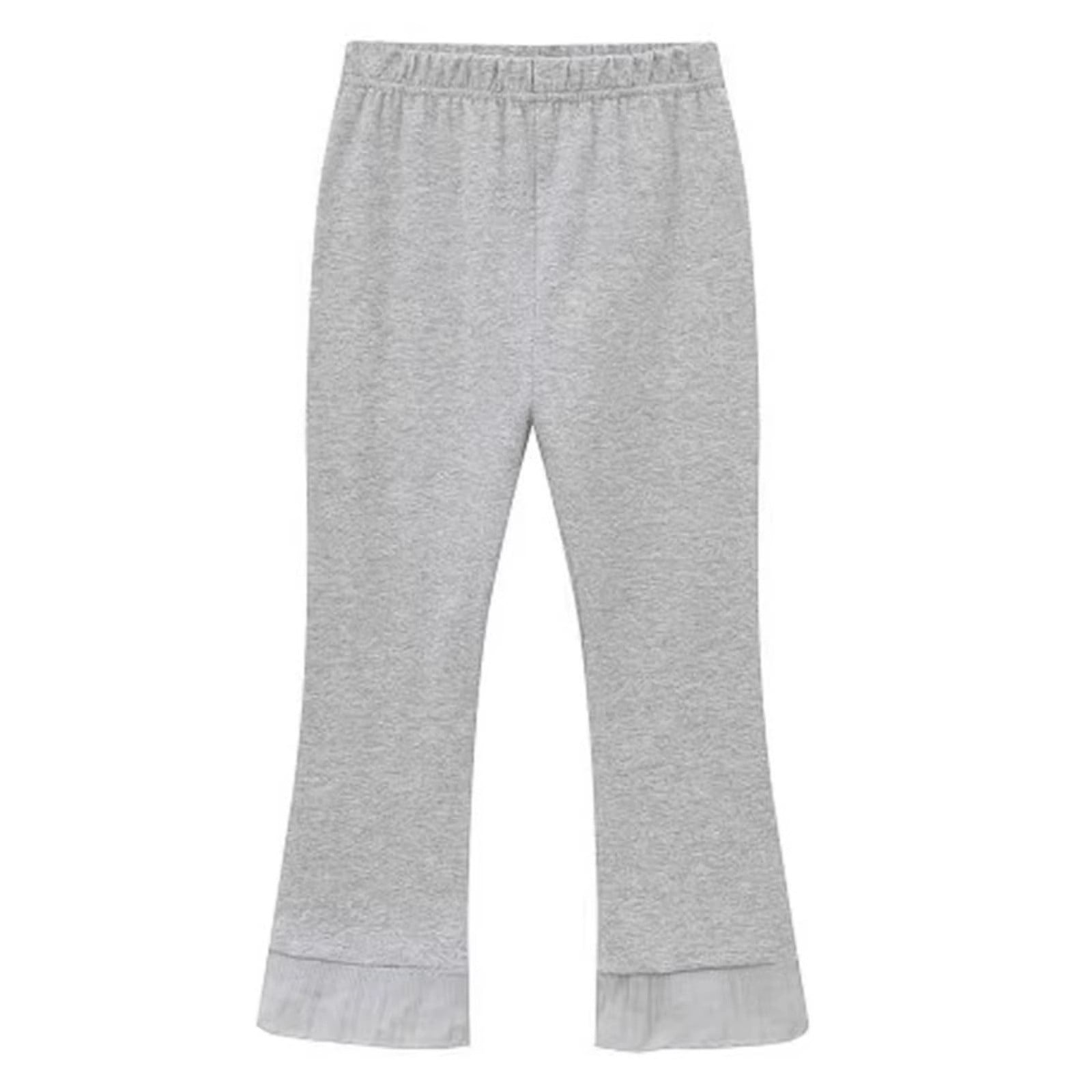 BOOMNY Girls Capri Leggings Stretchy Workout Pants for Girl Trendy ...