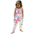 BOOMNY Girls Casual Jumpsuit Sleeveless Jumpsuits for Girls Butterfly ...