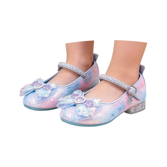 BOOMNY Girls Sandals Closed Toe Flat Sandals for Kids Adjustable Strap ...