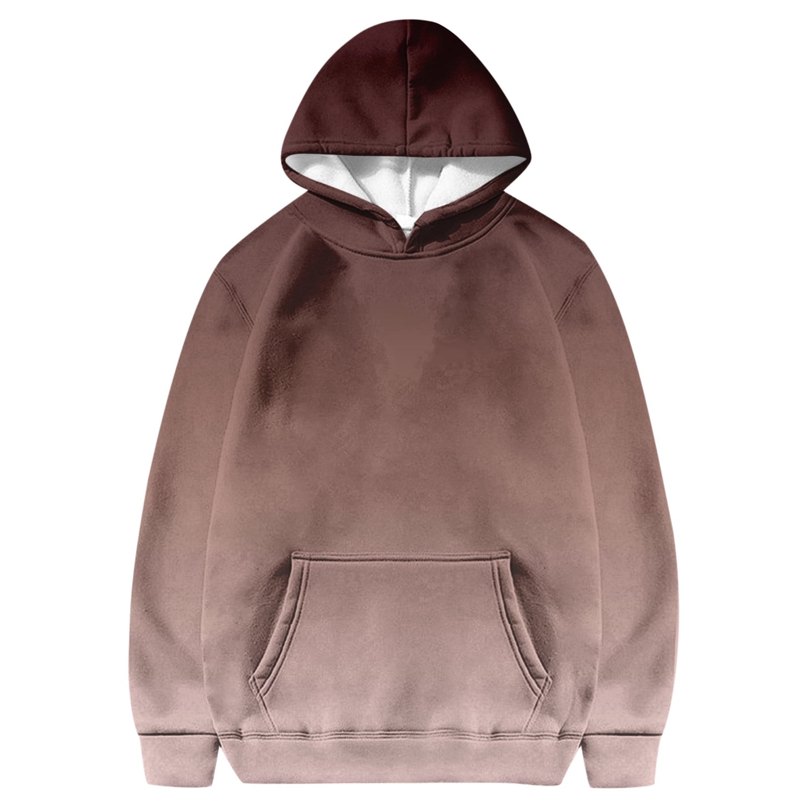 BOOMNY Girls Spring Gradient Color Sweatshirt Round Neck Long Sleeved ...