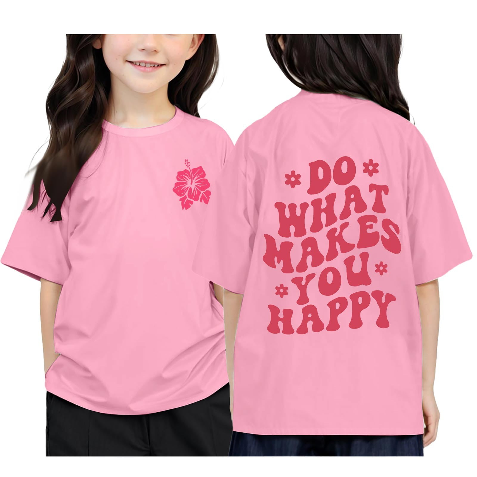BOOMNY Girls Tee Shirts Celebrate 100 Days Of School Letter Printed ...