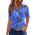 BOOMNY Independence Day Women's Short Sleeve T Shirts Patriotic Usa ...