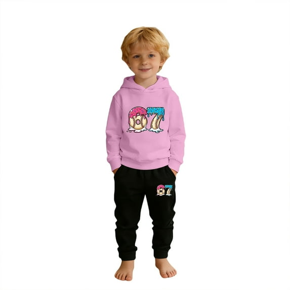 BOOMNY Infant Baby Boys 6 7 Sweatsuit Set 2 Peice Clothes Set for Kids ...