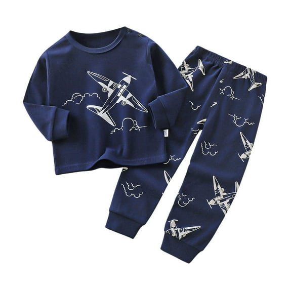 BOOMNY Baby Boys Outfit Set 2 Peice Loungewear Set for Kids Cartoon ...