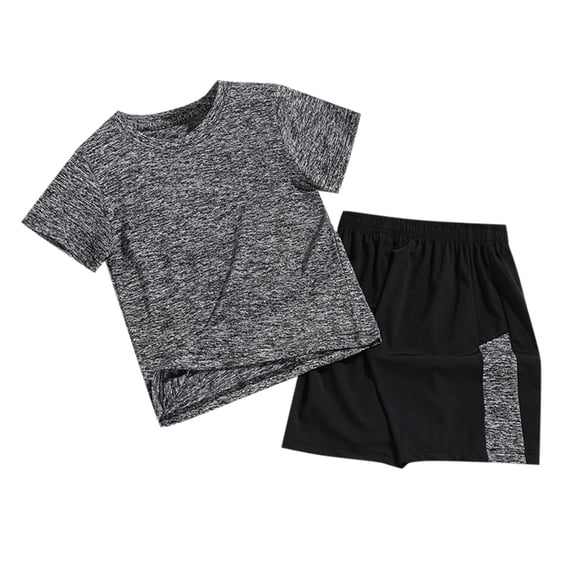 BOOMNY Baby Boys Sports Outfit Set 2 Peice Workout Clothes Set for Kids ...