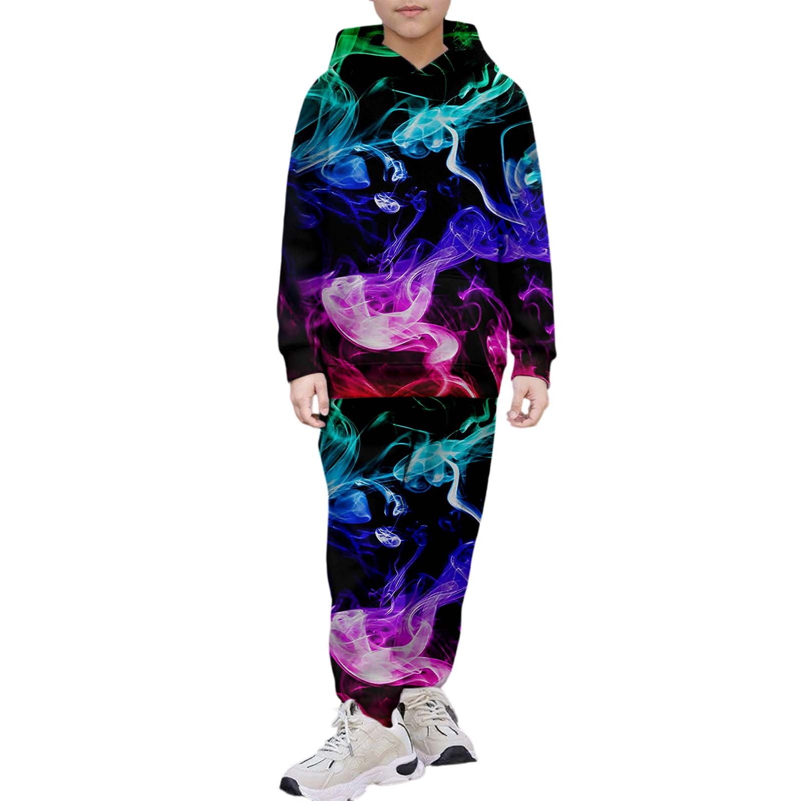 BOOMNY Baby Boys Sweatsuit Set 2 Peice Outfits for Kids Colorful ...