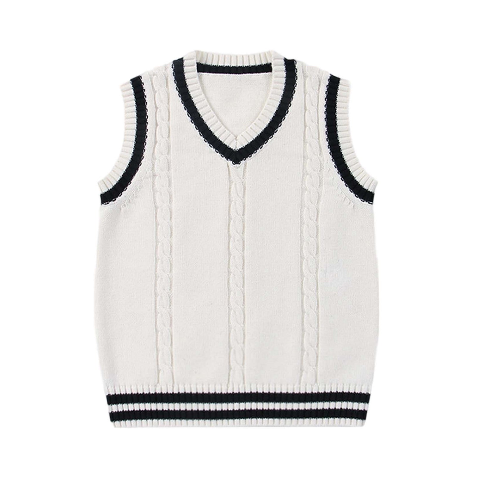 BOOMNY Kids Infants Girls Sweaters Sleeveless School Uniform Sweater ...