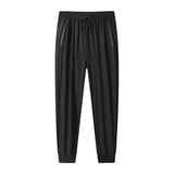 BOOMNY Mens Baggy Pants Straight Leg Workout Pants for Men Elastic ...