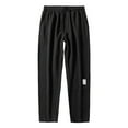 BOOMNY Mens Baggy Pants Wide Leg Pants for Men Loose Fit Elastic Waist ...