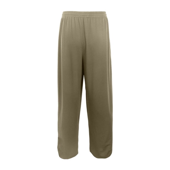 BOOMNY Mens Baggy Pants Wide Leg Silk Pants for Men Loose Fit Elastic ...