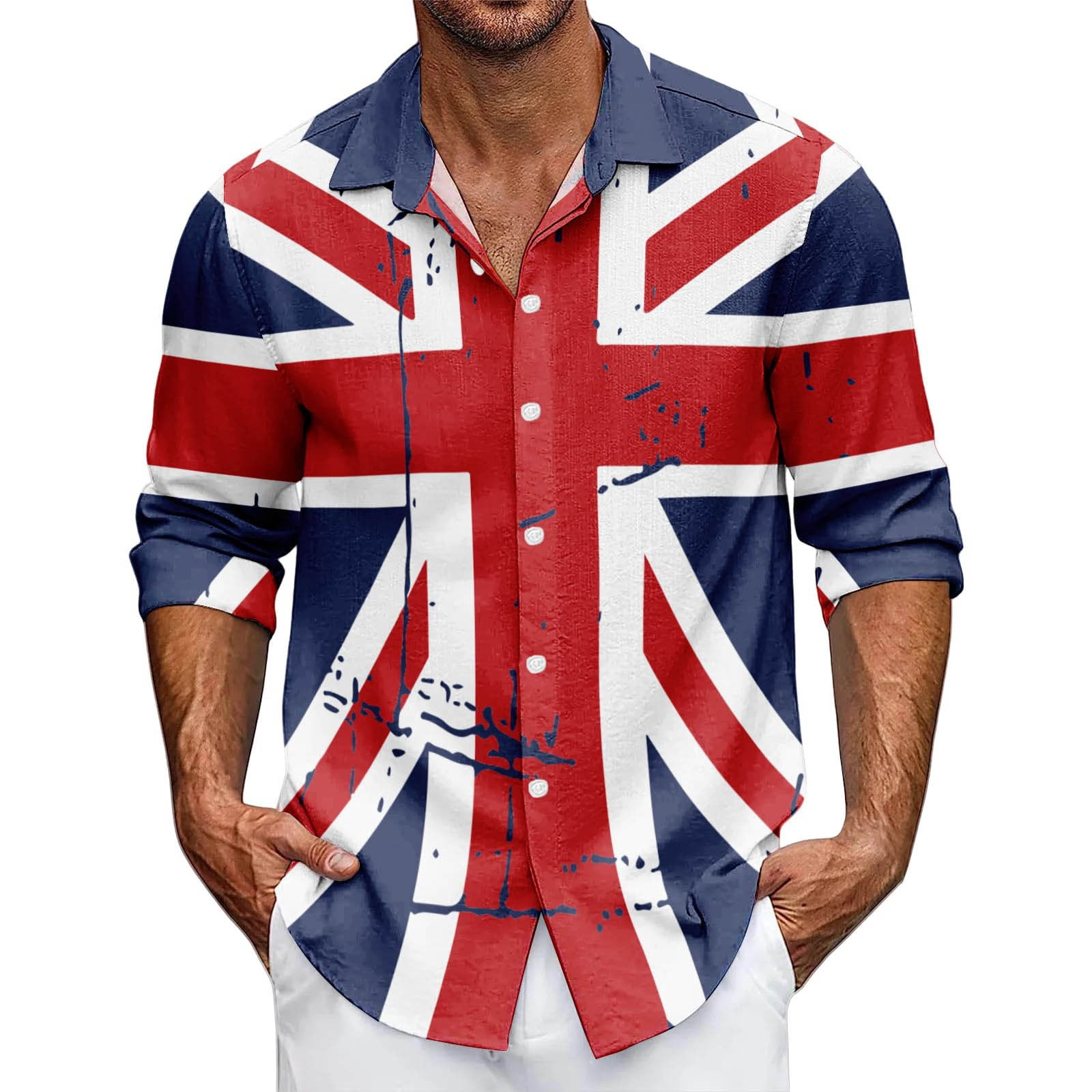 CONZONE Mens Buttons Down Shirts Long Sleeve Shirts for Men Trendy ...