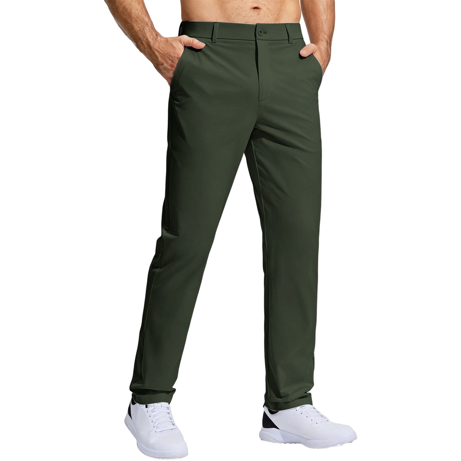 BOOMNY Mens Suit Pants Straight Leg Dress Pants for Men Slim Fit ...