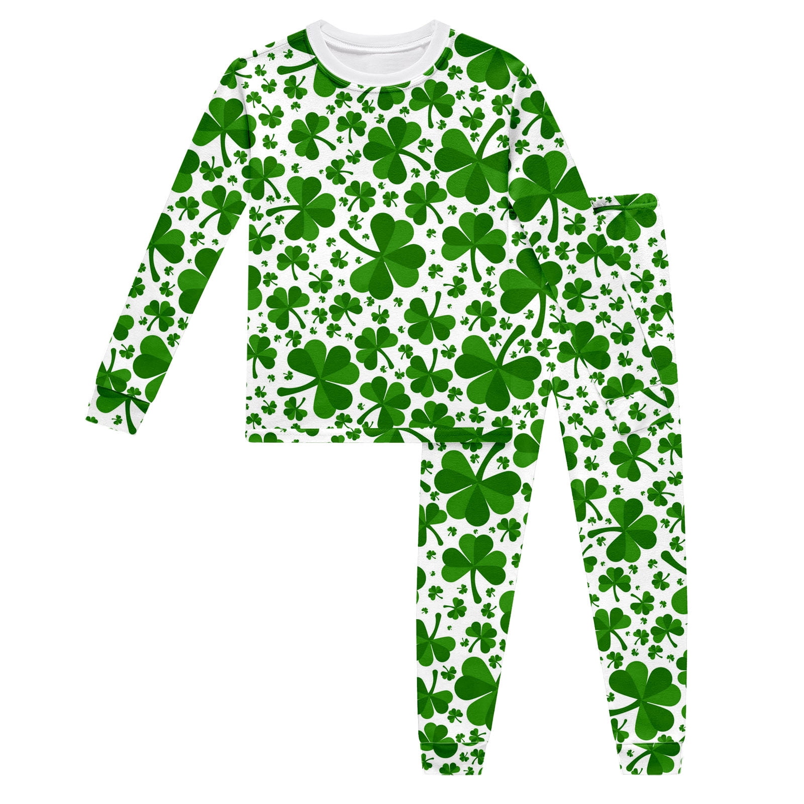 BOOMNY St.Patric.k's Day Toddler Baby Girls Loungewear Set Long Sleeve ...