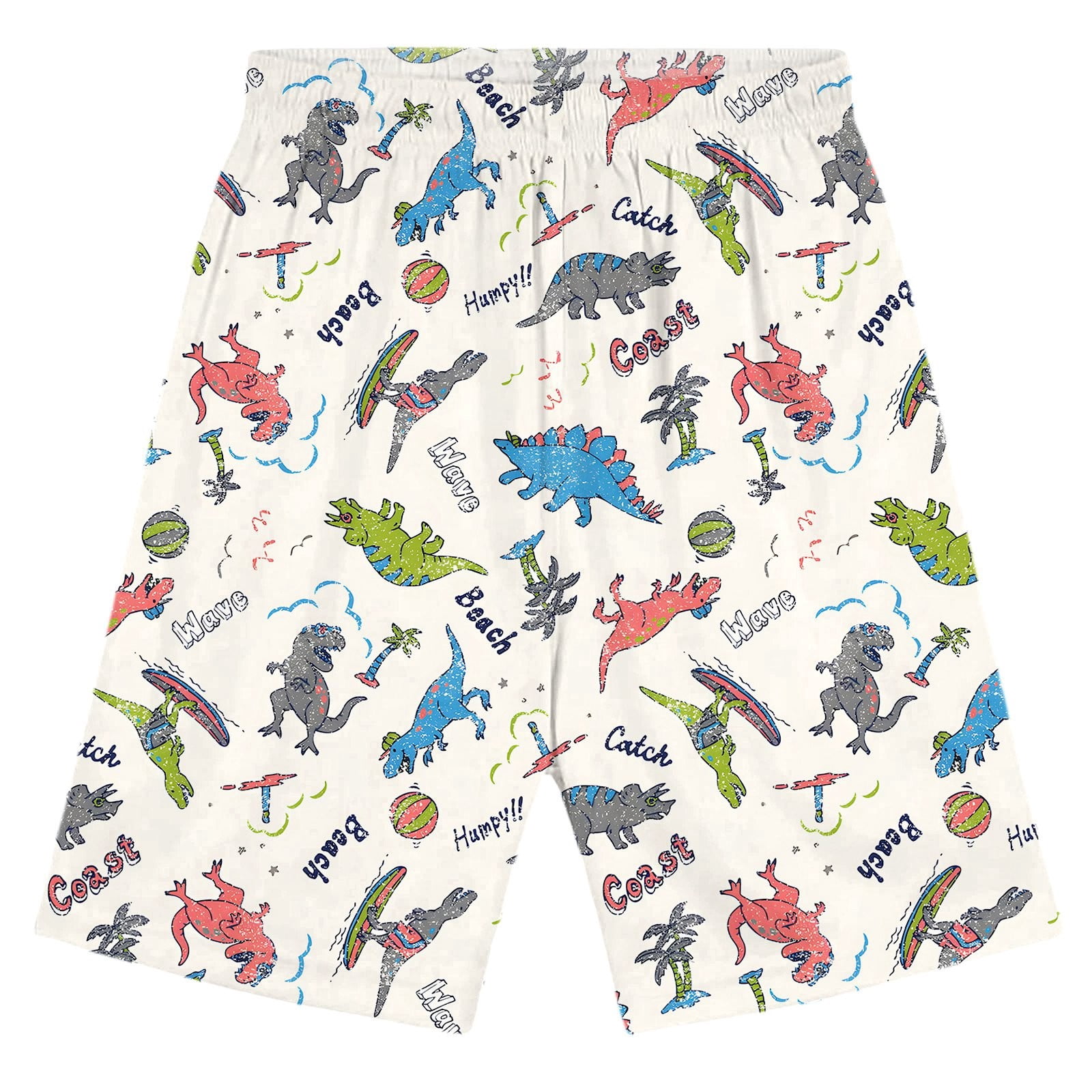 BOOMNY Toddler Baby Boys Shorts Elastic Waist Shorts for Kids Cartoon ...